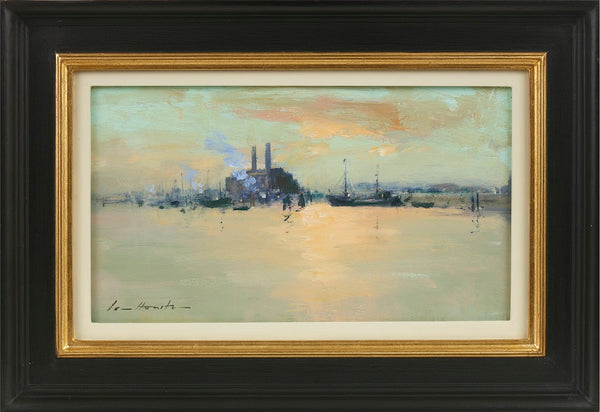 Ian Houston Evening Light on the Thames at Chelsea by Scottish Artist ...