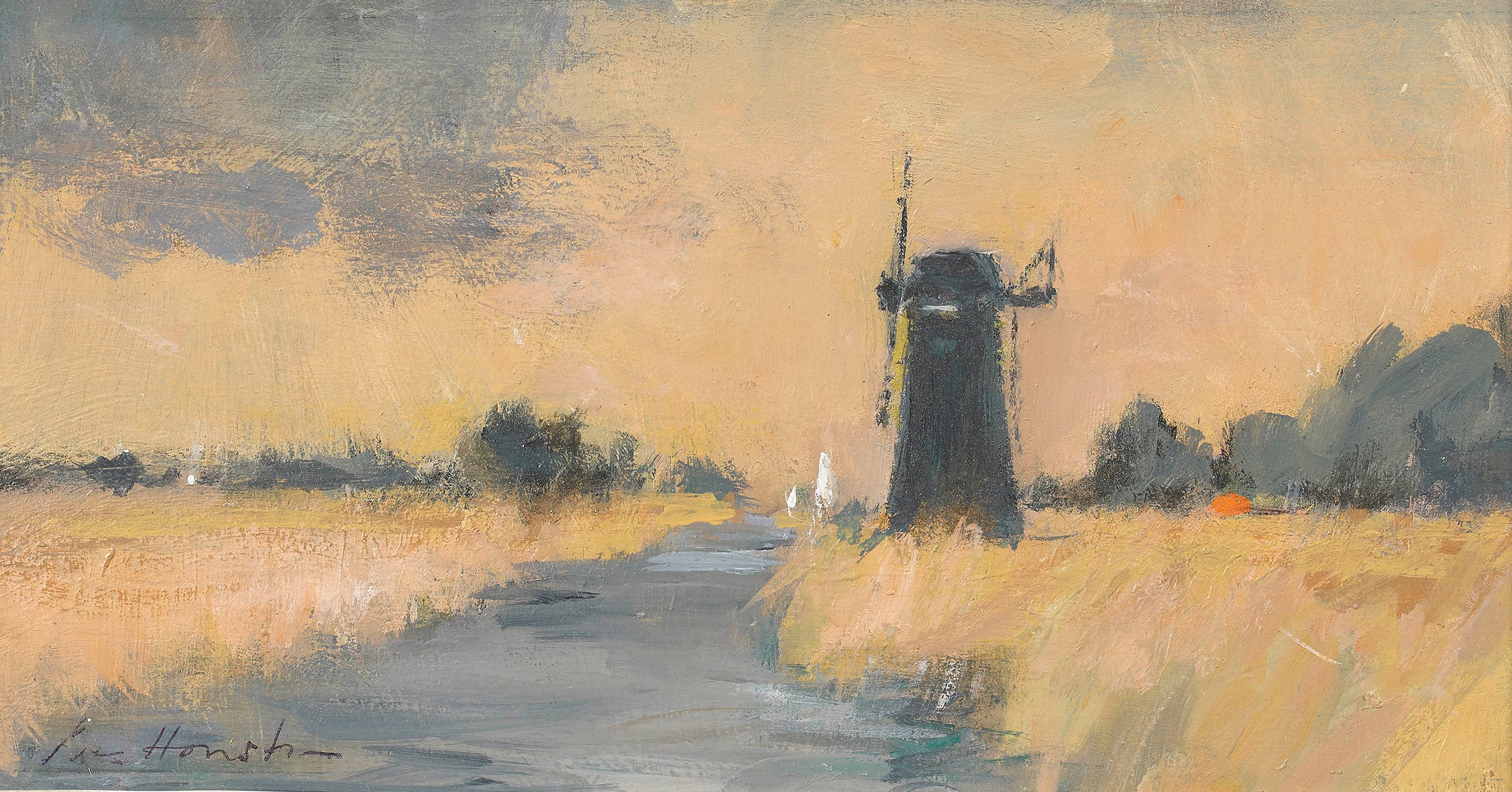 Ian Houston (born 1934) British Impressionist Landscape Painter ...