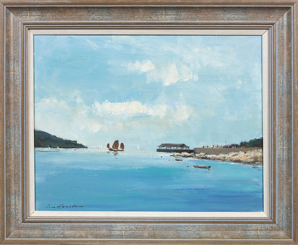 Ian Houston A Sailing Junk at Stanley Bay, Hong Kong – Panter and Hall
