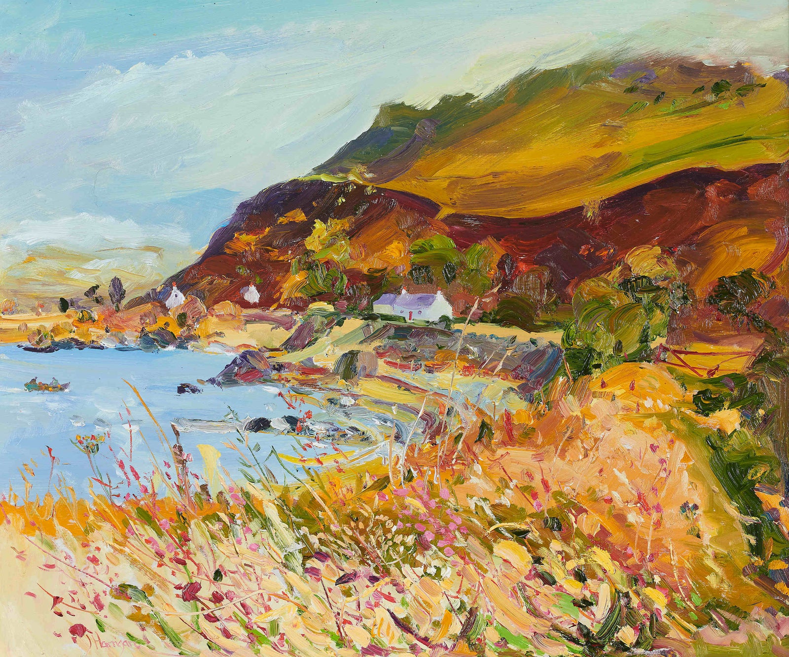 James Harrigan (b 1937) Scottish Artist 'Mist on the Hill' – Panter and ...