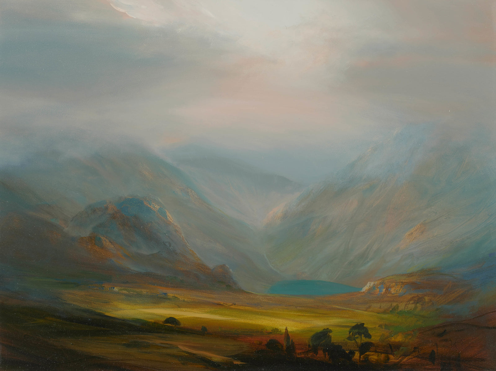Original oil painting 'Fells' by contemporary artist James Naughton ...
