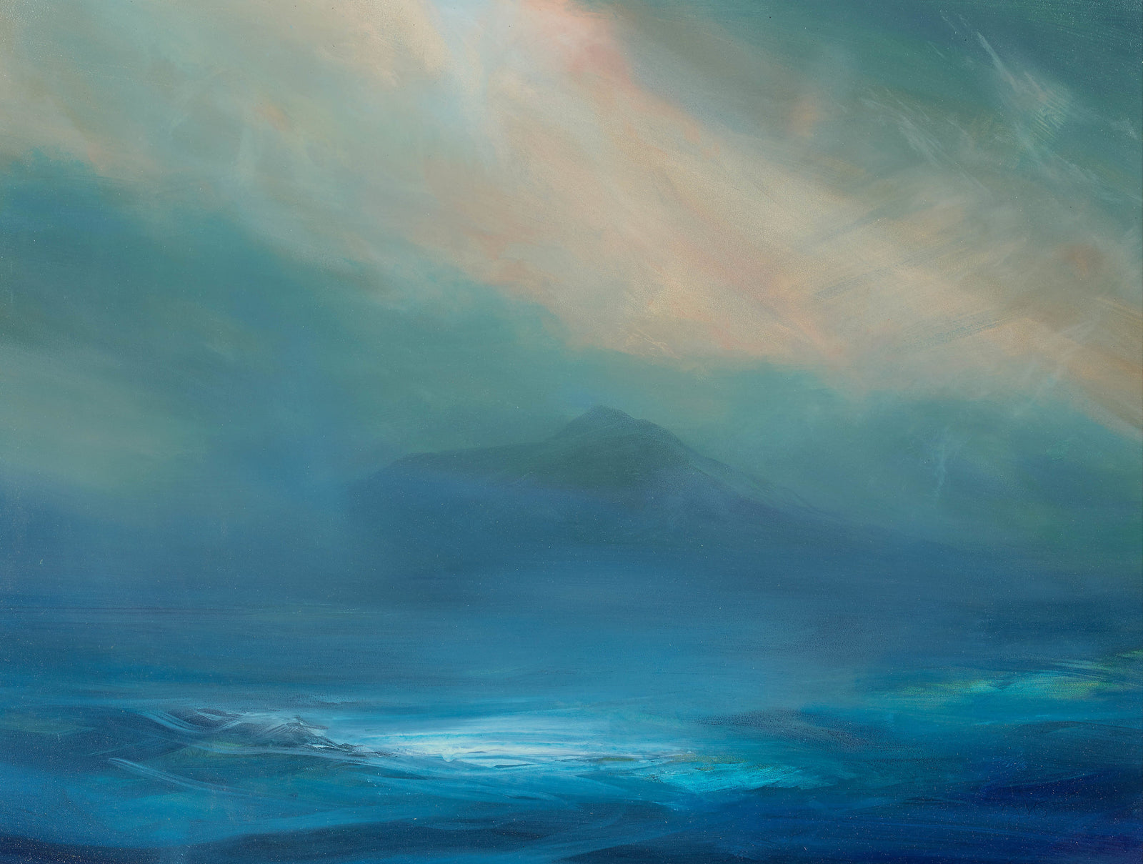 Original oil painting 'Island' by contemporary artist James Naughton ...