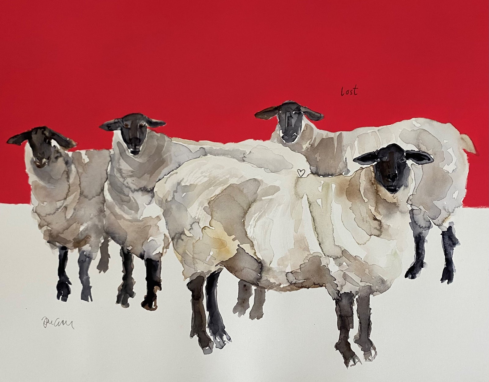 Janice Gray contemporary Scottish artist 'Lost' – Panter and Hall