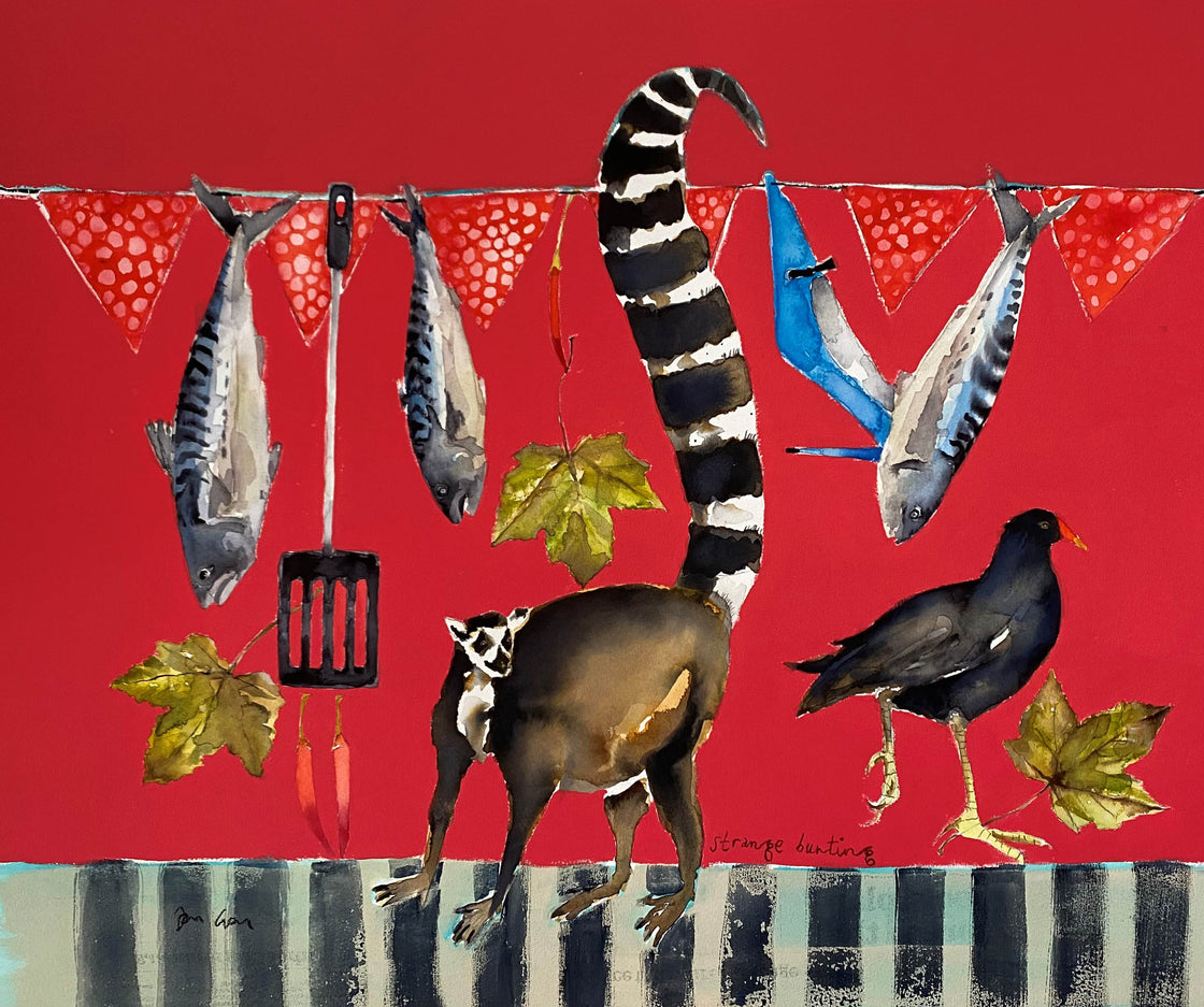 Janice Gray contemporary Scottish artist 'Strange Bunting' – Panter and ...