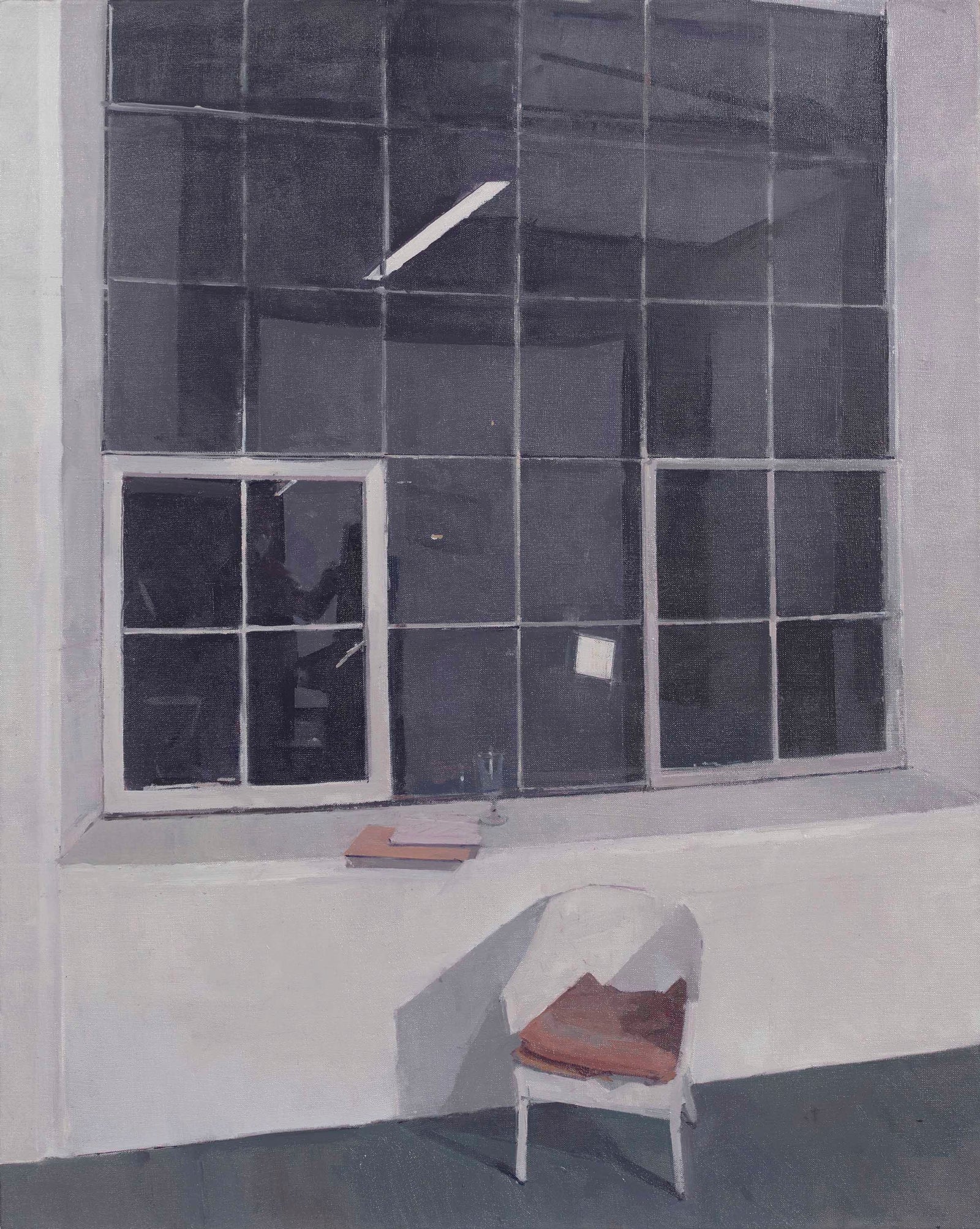 Jason Line NEAC Contemporary artist 'Studio at Night with Chair ...