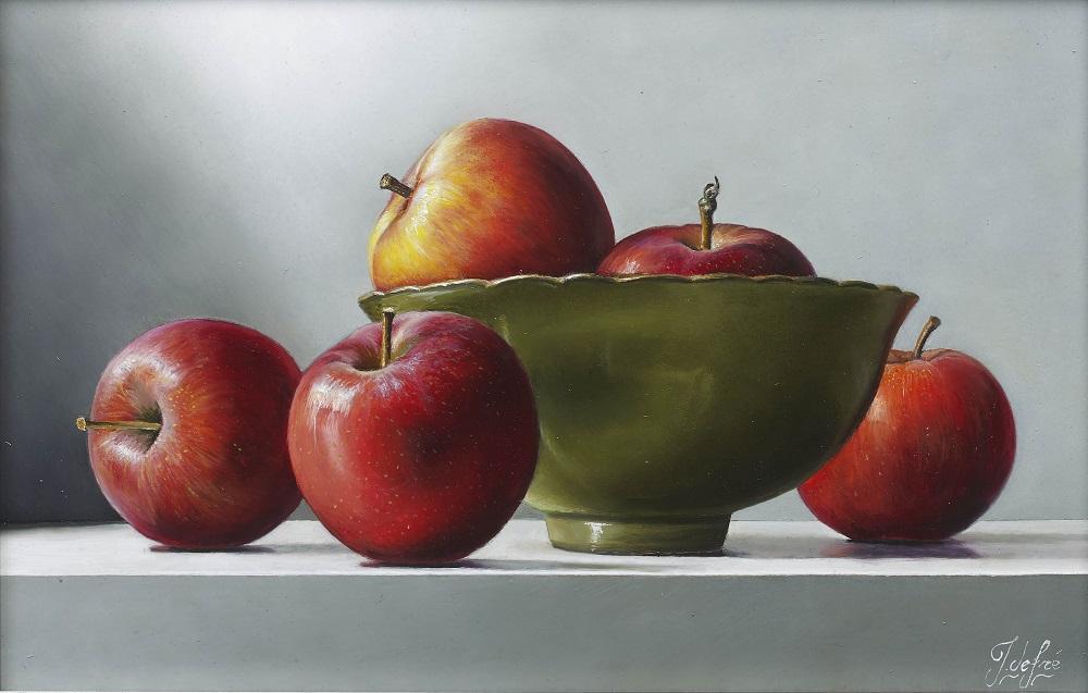 Johan de Fre Contemporary Dutch realist Still Life art 'Royal Gala ...