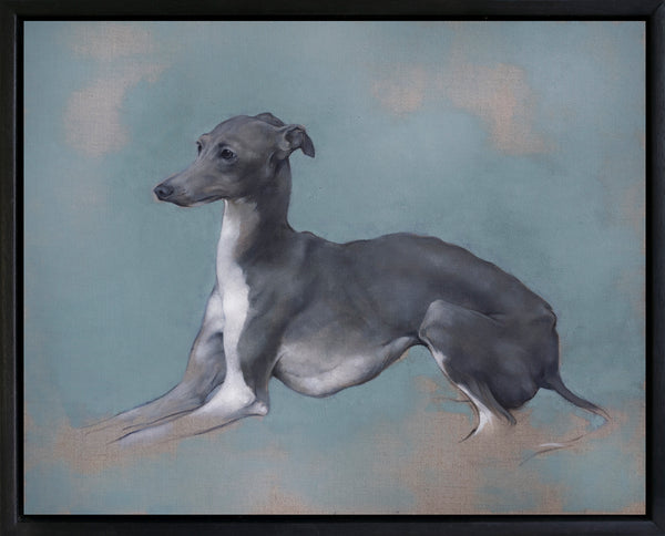 Justin Coburn contemporary artist 'Italian Greyhound Study' – Panter ...