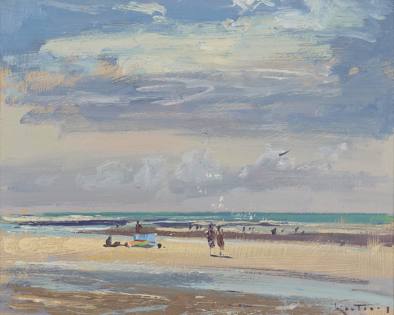 Contemporary British Artist Karl Terry 'Beach Life' – Panter and Hall