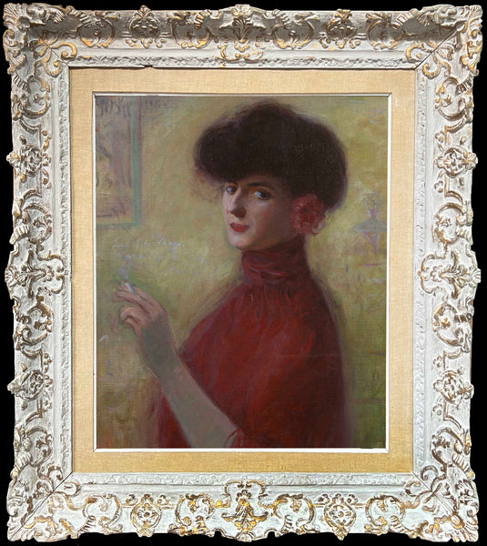 Smoking by Louis Kronberg (1872–1965) – Panter and Hall