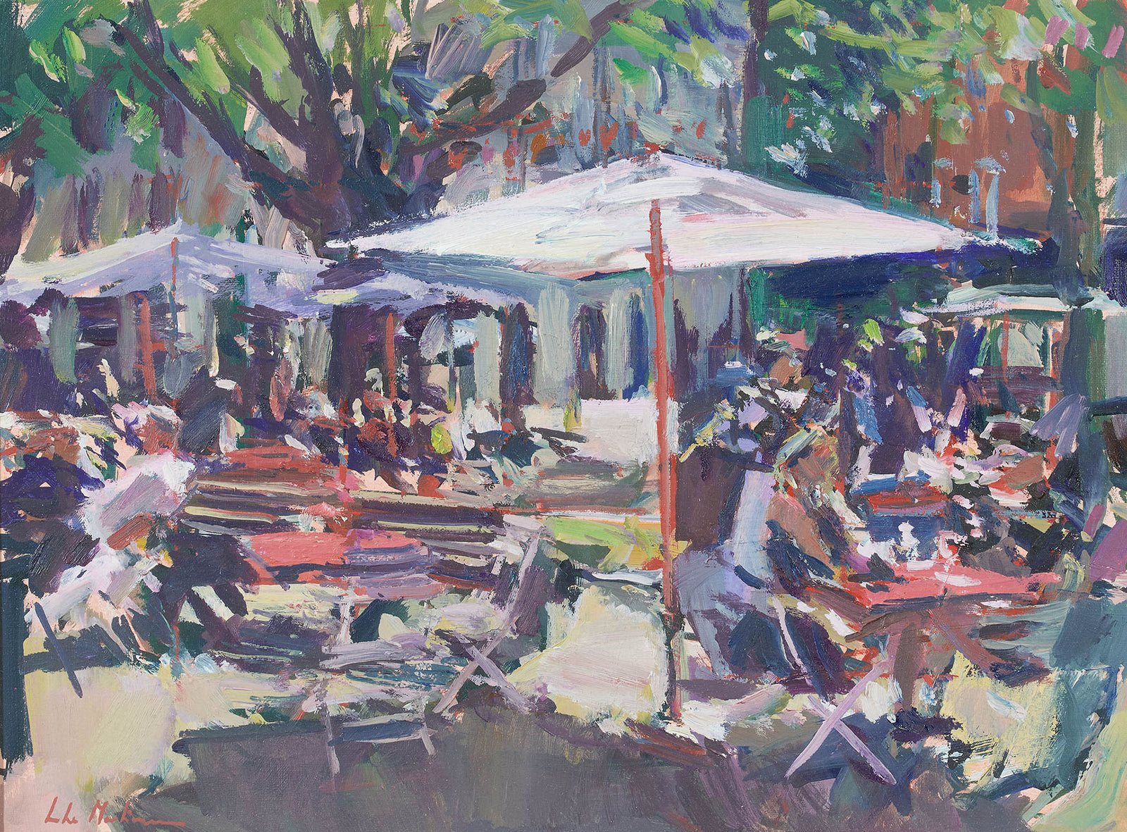Luke Martineau Contemporary artist 'Île de Sloane Square' – Panter and Hall