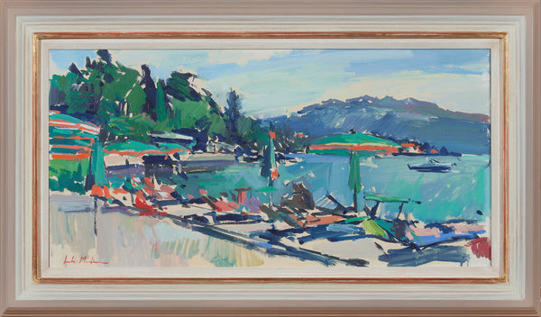 Luke Martineau Contemporary artist 'Summer Sun, Lake Garda' – Panter ...