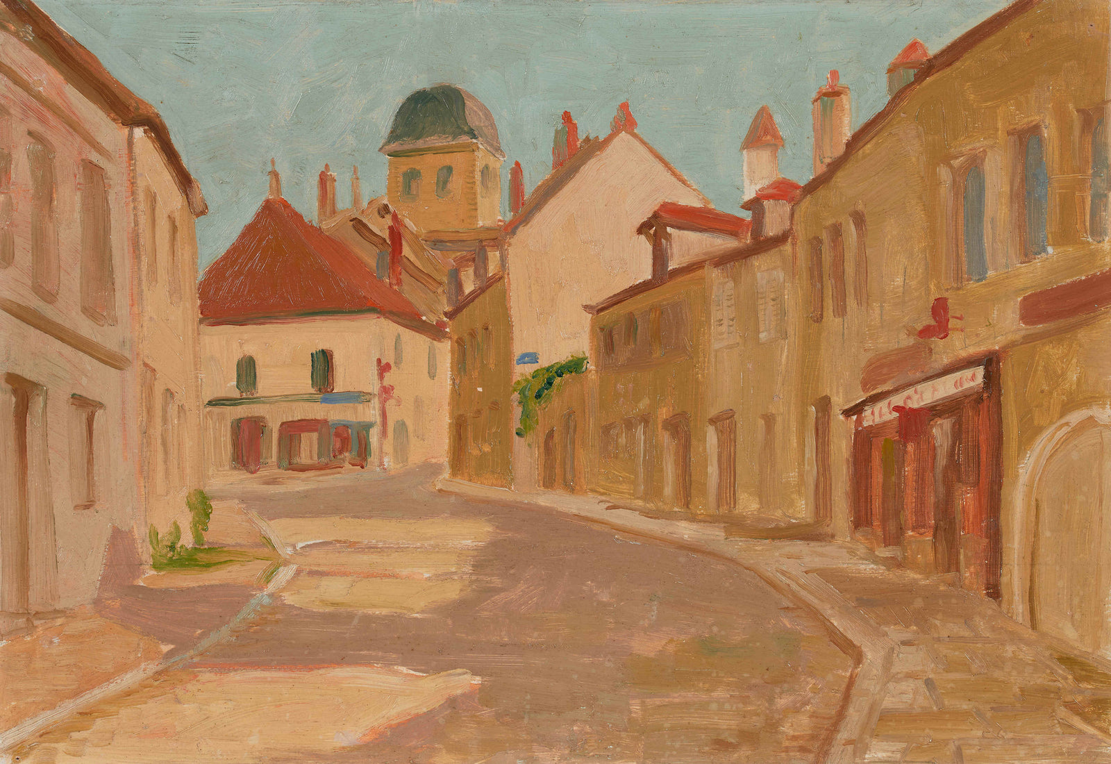 Luke Dillon-Mahon Twentieth Century Irish Artist 'French Village ...