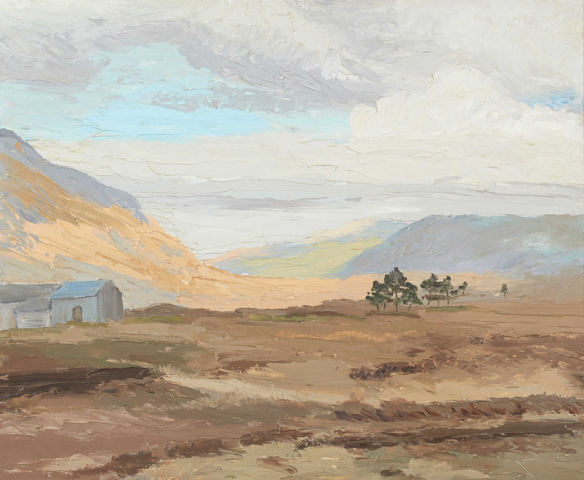 Luke Dillon-Mahon Twentieth Century Irish Artist 'Untitled Landscape ...