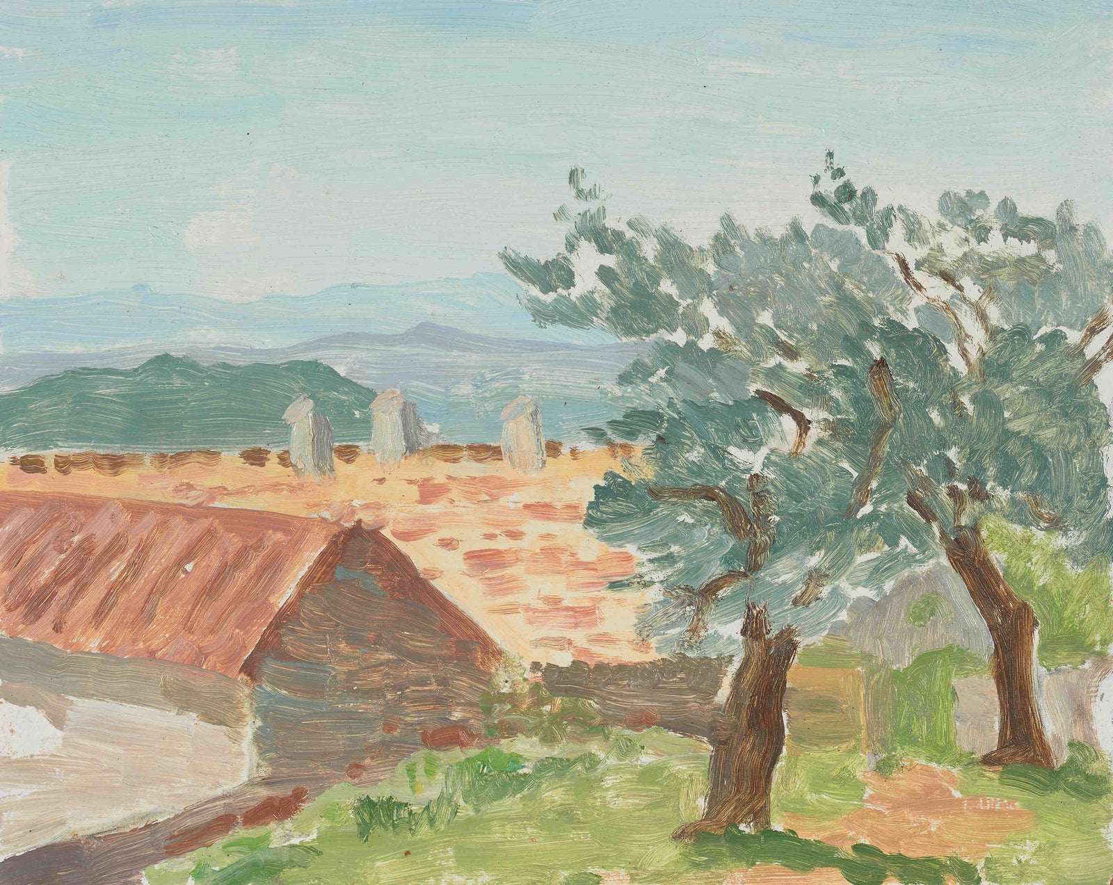Luke Dillon-Mahon Twentieth Century Irish Artist 'Provence II' – Panter ...