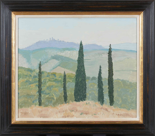 Luke Dillon-Mahon Twentieth Century Irish Artist 'San Gimignano ...