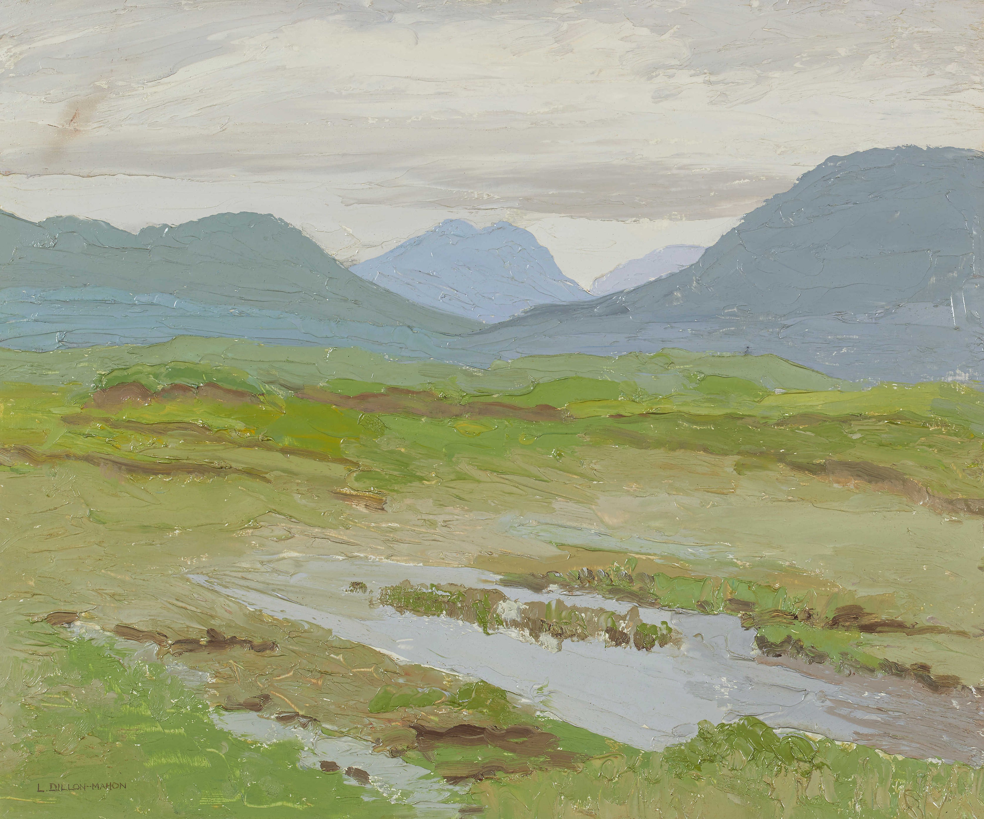 Luke Dillon-Mahon Twentieth Century Irish Artist 'Untitled Landscape ...
