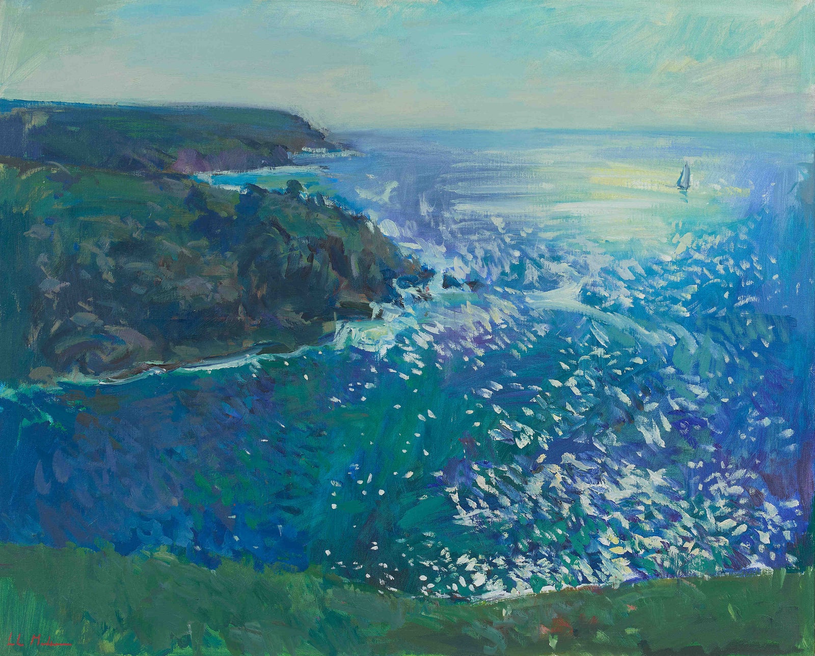 Luke Martineau contemporary British artist 'A Cornish Sparkle' – Panter ...
