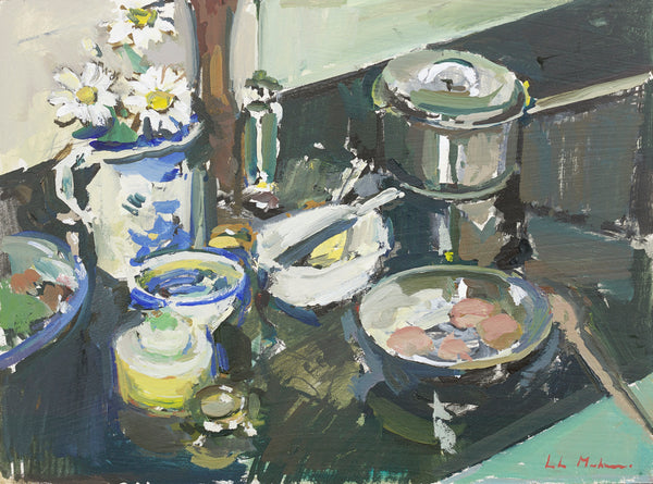 Luke Martineau Original still life painting 'First, beat the eggs ...
