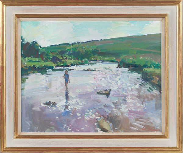 Luke Martineau Comtemporary British Impressionist Artist 'Skimming ...