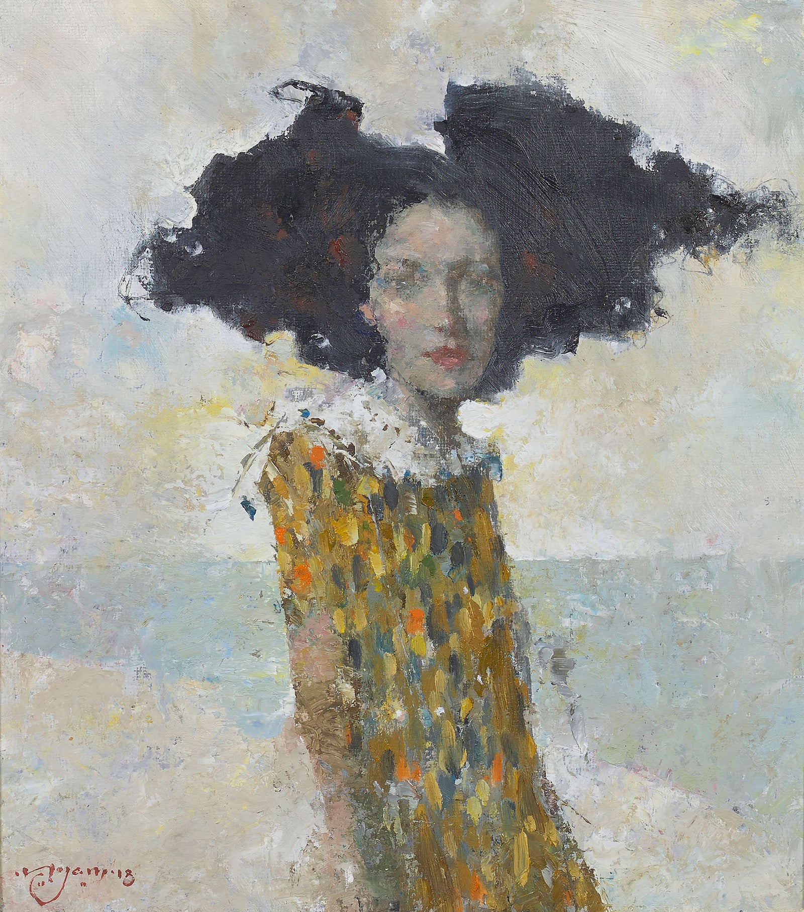Michael Hyam Contemporary British Figurative Art 'Dark Cloud' – Panter ...