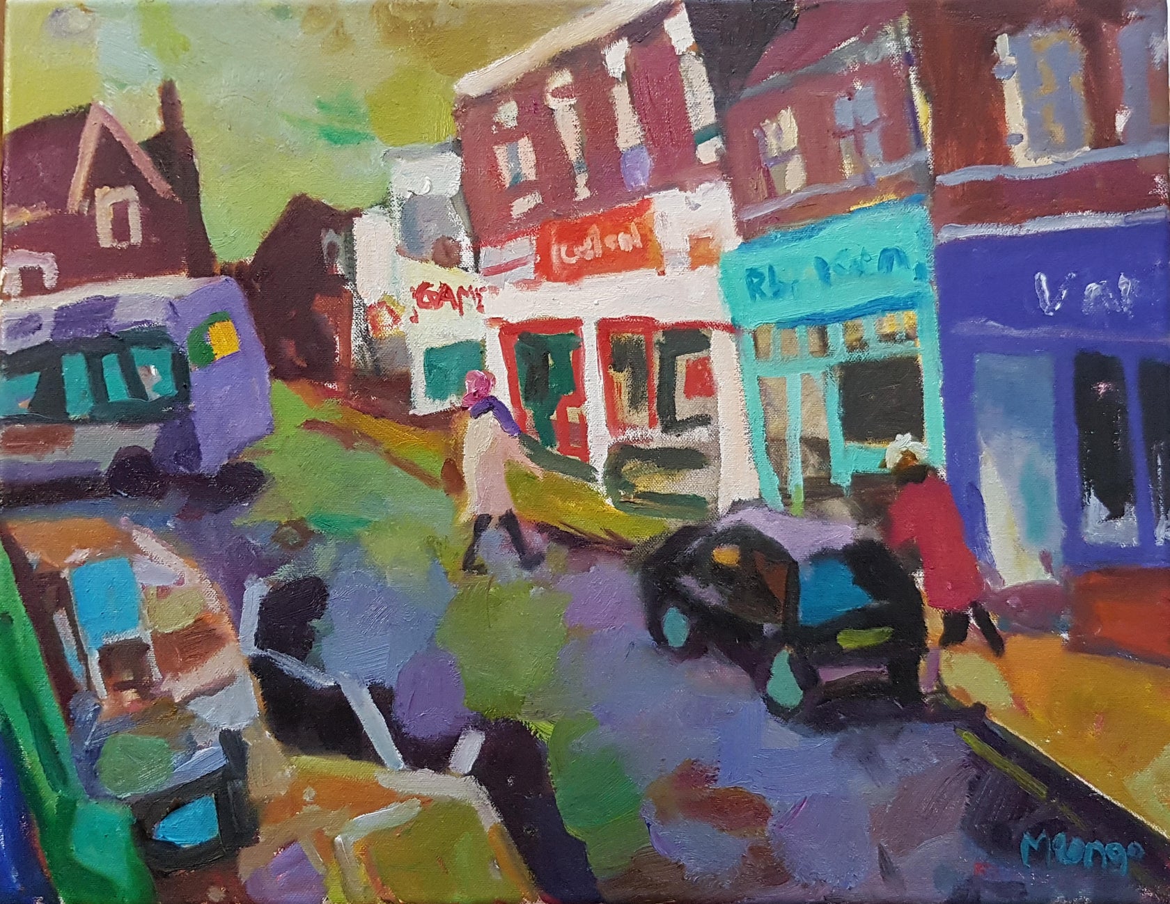 Mungo Powney contemporary British artist 'Small Winter Landscape ...