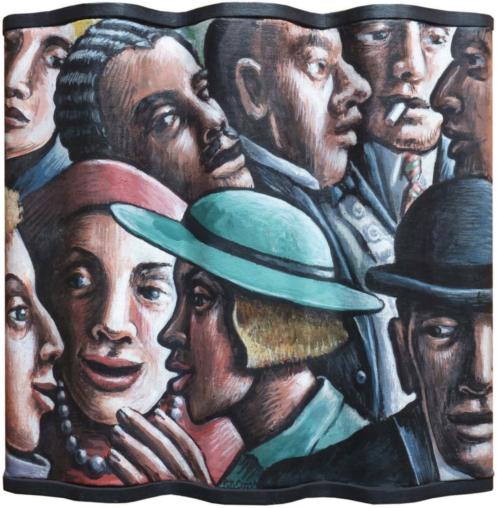 PJ Crook contemporary British Artist 'Fake News (On the Grapevine ...