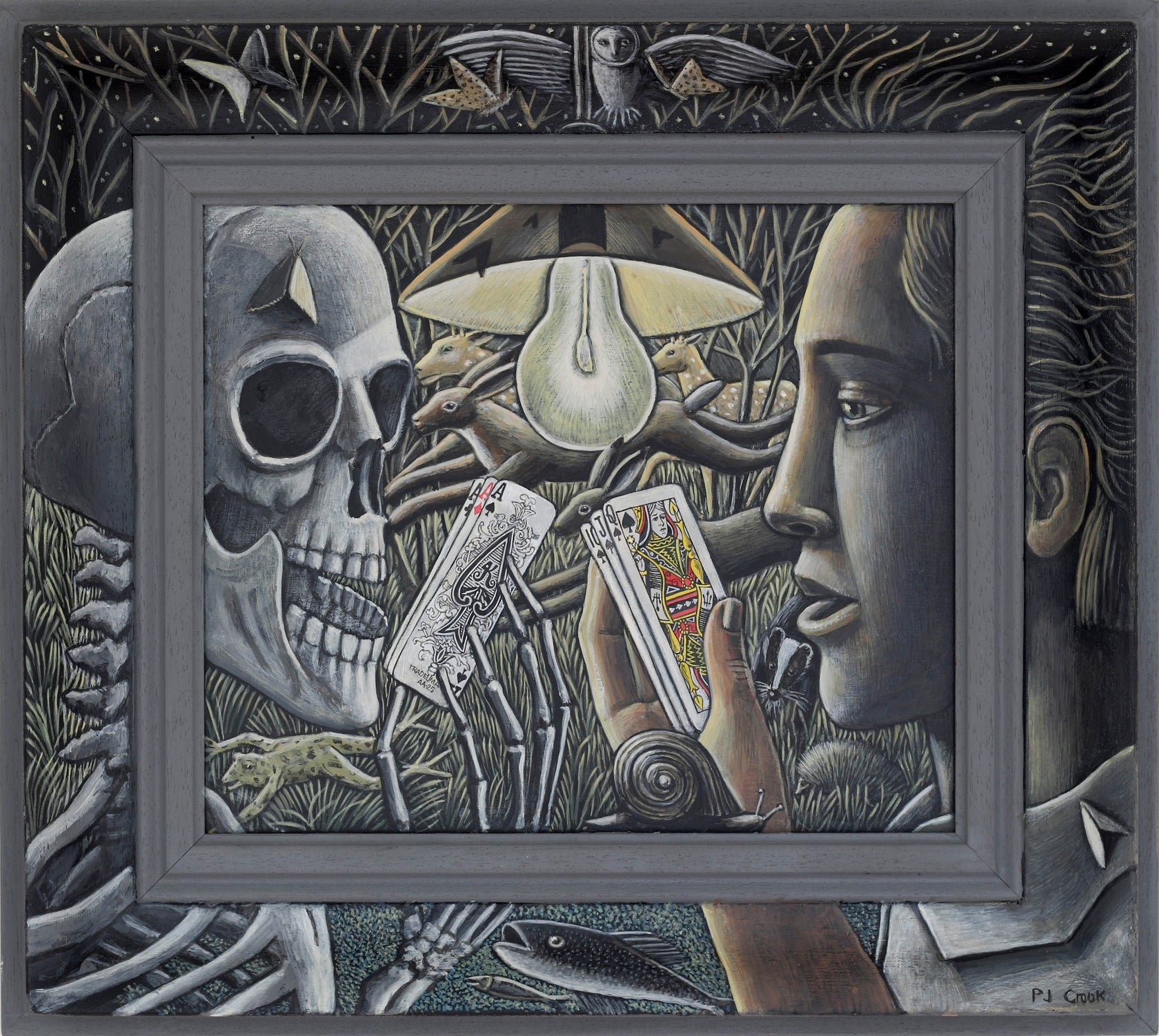 PJ Crook contemporary British Artist 'The Lamp' – Panter and Hall