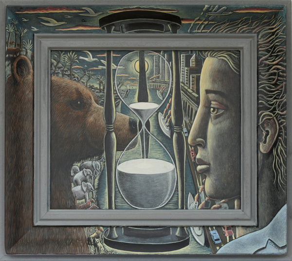 PJ Crook contemporary British Artist 'Time Running Out' – Panter and Hall