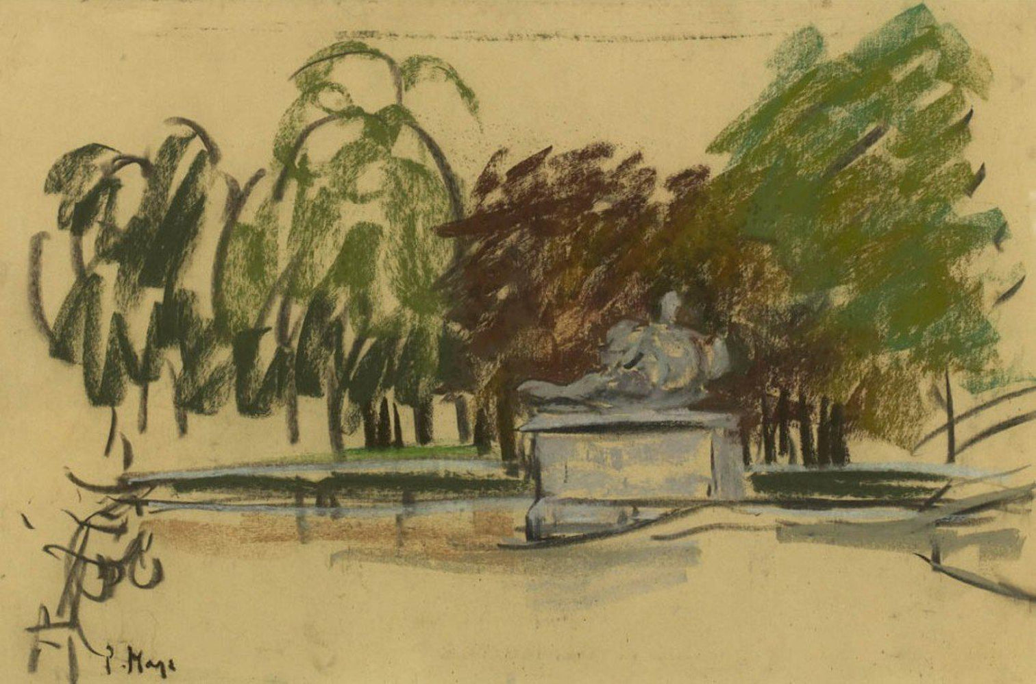 Paul Maze (1887-1979) French Impressionist Taught Churchill to paint ...