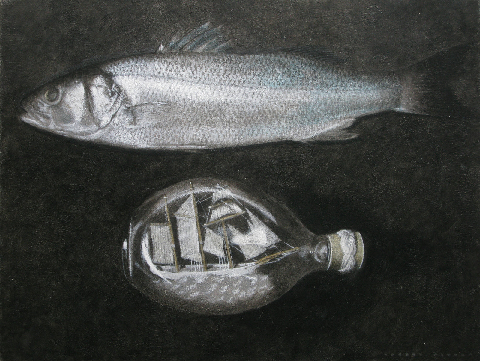 2 Rob Pittam paintings – Panter and Hall