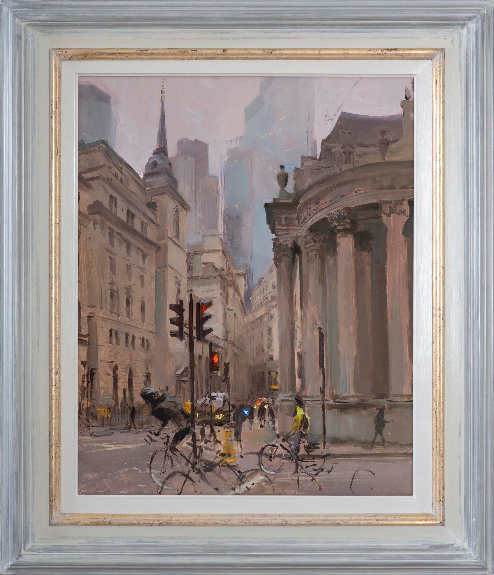 Rob Pointon ROI British Plein Air Artist 'Bank of England Corner ...