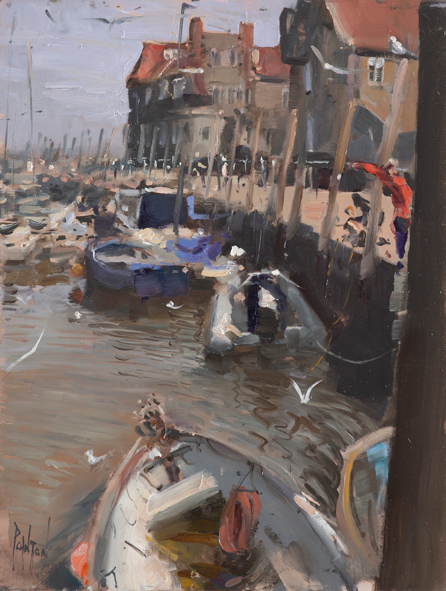 Rob Pointon ROI British Plein Air Artist 'Blakeney Quayside' – Panter ...