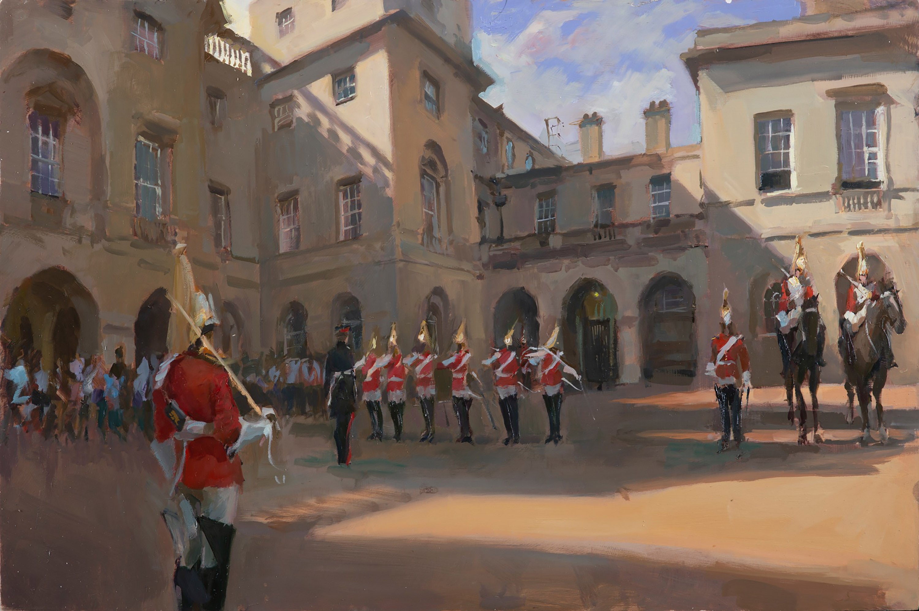 ROB POINTON: PAINTINGS FROM A RESIDENCY WITH THE HOUSEHOLD CAVALRY MOU ...