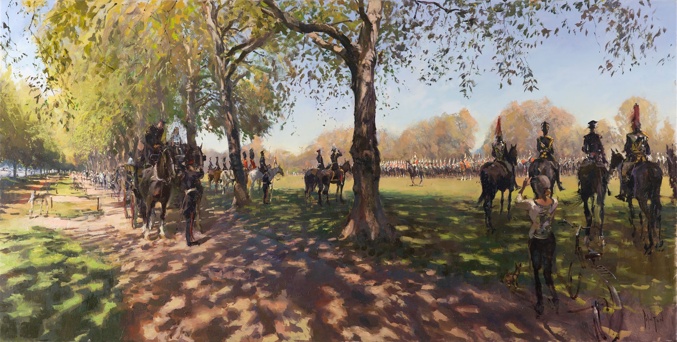 ROB POINTON: PAINTINGS FROM A RESIDENCY WITH THE HOUSEHOLD CAVALRY MOU ...