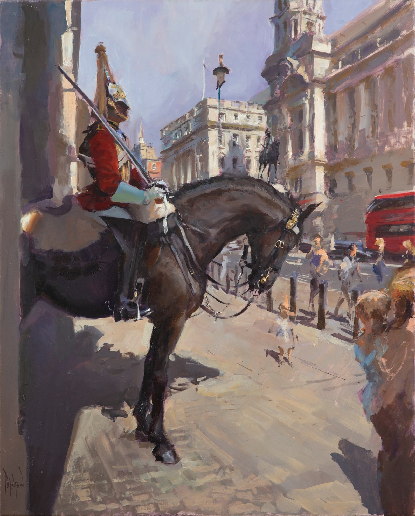 Rob PointonBritish Plein Air Artist 'The Colonel’s Horse on Parade ...