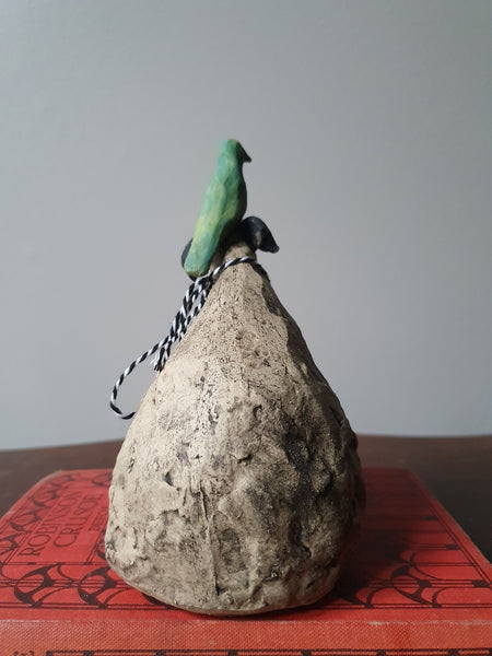 Sam Toft ceramic dog sculpture '#23 Doris with the Green Bird' – Panter ...