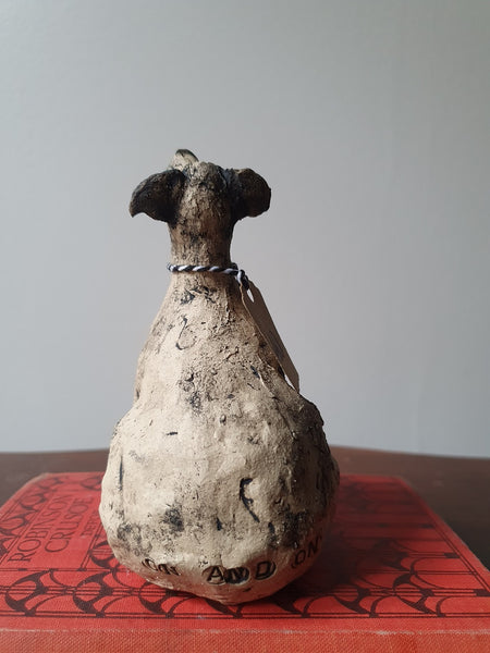 Sam Toft ceramic dog sculpture '#40 Devoted Doris' – Panter and Hall
