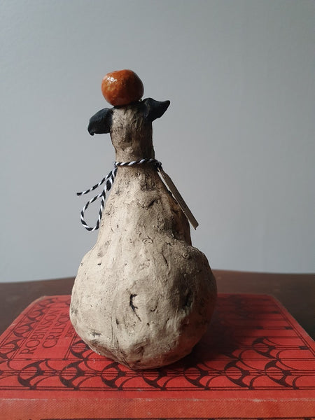 Sam Toft ceramic dog sculpture '#49 Doris Orange Squash' – Panter and Hall