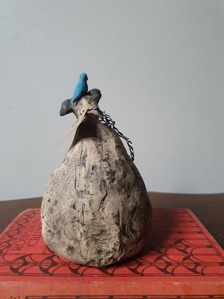 Sam Toft ceramic dog sculpture '#6 Doris with the Blue Bird' – Panter ...