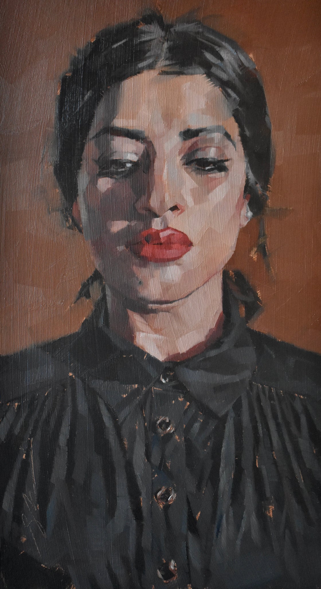 Simon Davis RP British Contemporary Figurative Artist 'Bright Red ...