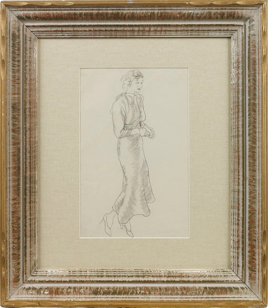 Steven Spurrier RA Original Modern British Art Drawing 'Stepping Out ...