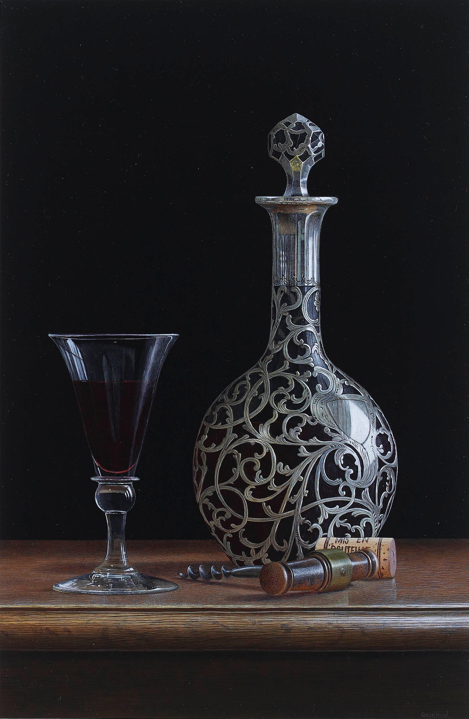 Tim Gustard Recently Decanted Traditional Realist Still life Art ...