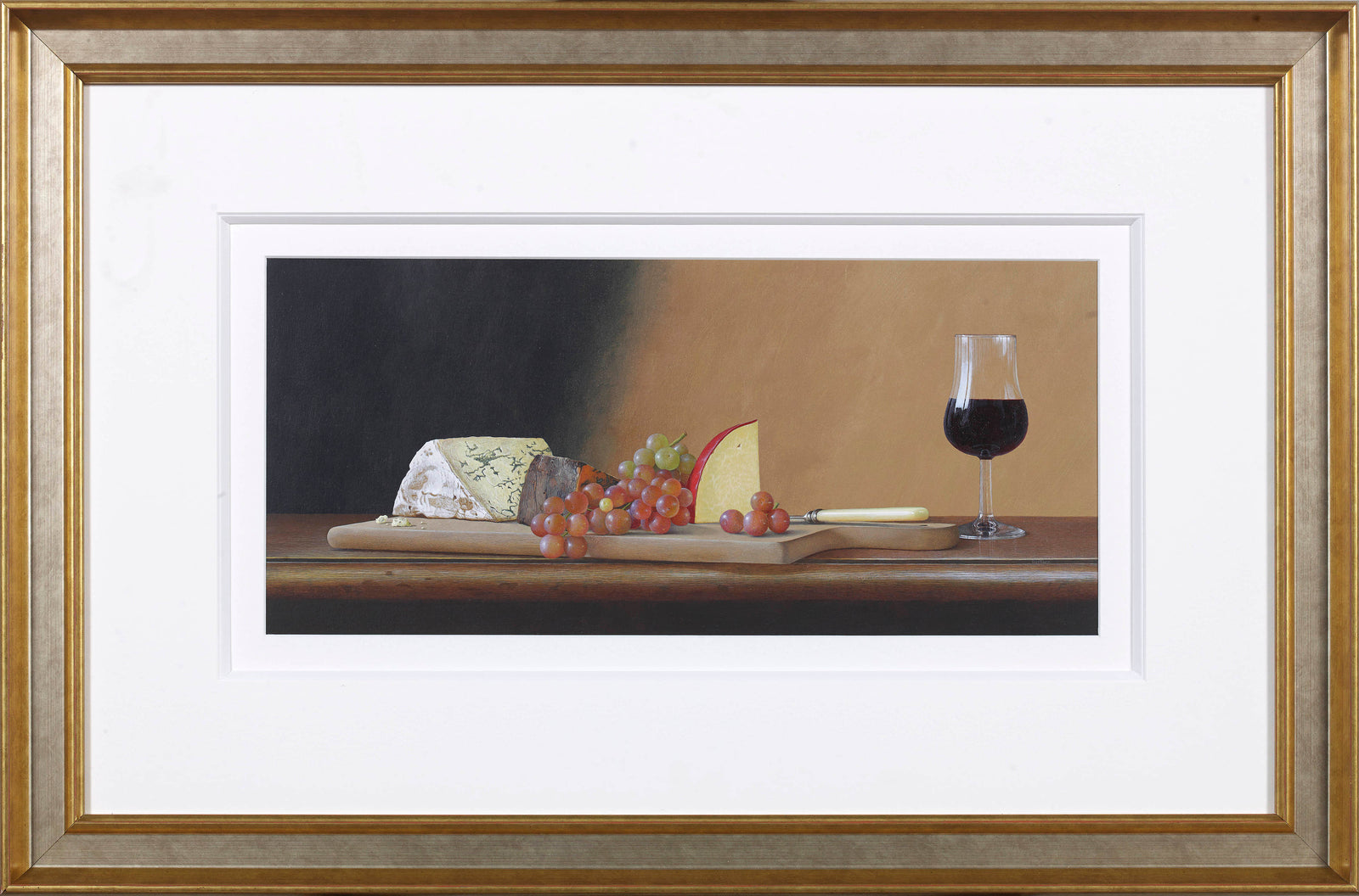 Tim Gustard And on the Cheeseboard Traditional Realist Still life Art ...