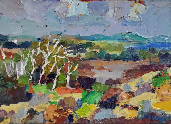 Mungo Powney contemporary British artist 'Arne Heath, Autumn' – Panter ...