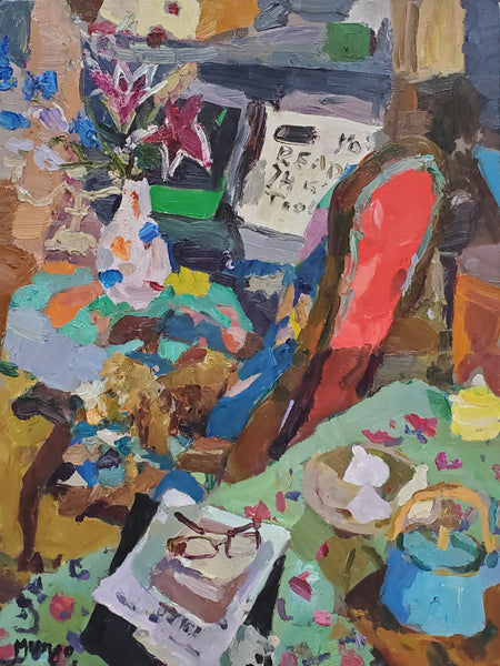 Mungo Powney contemporary British artist 'Family Life' – Panter and Hall